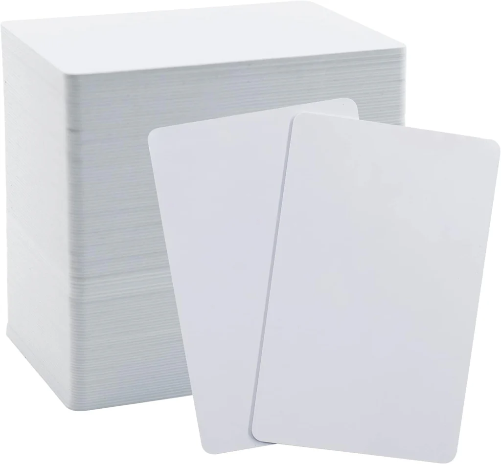 Buy Plain White High Quality PVC Cards - Fedi Office Supplies