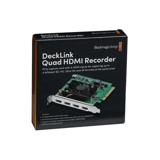 Buy Blackmagic Design DeckLink Quad HDMI Recorder Capture Card - from ...