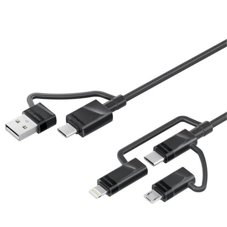 Buy Promate 6-in-1 Hybrid Multi-Connector Cable for Charging and Data ...